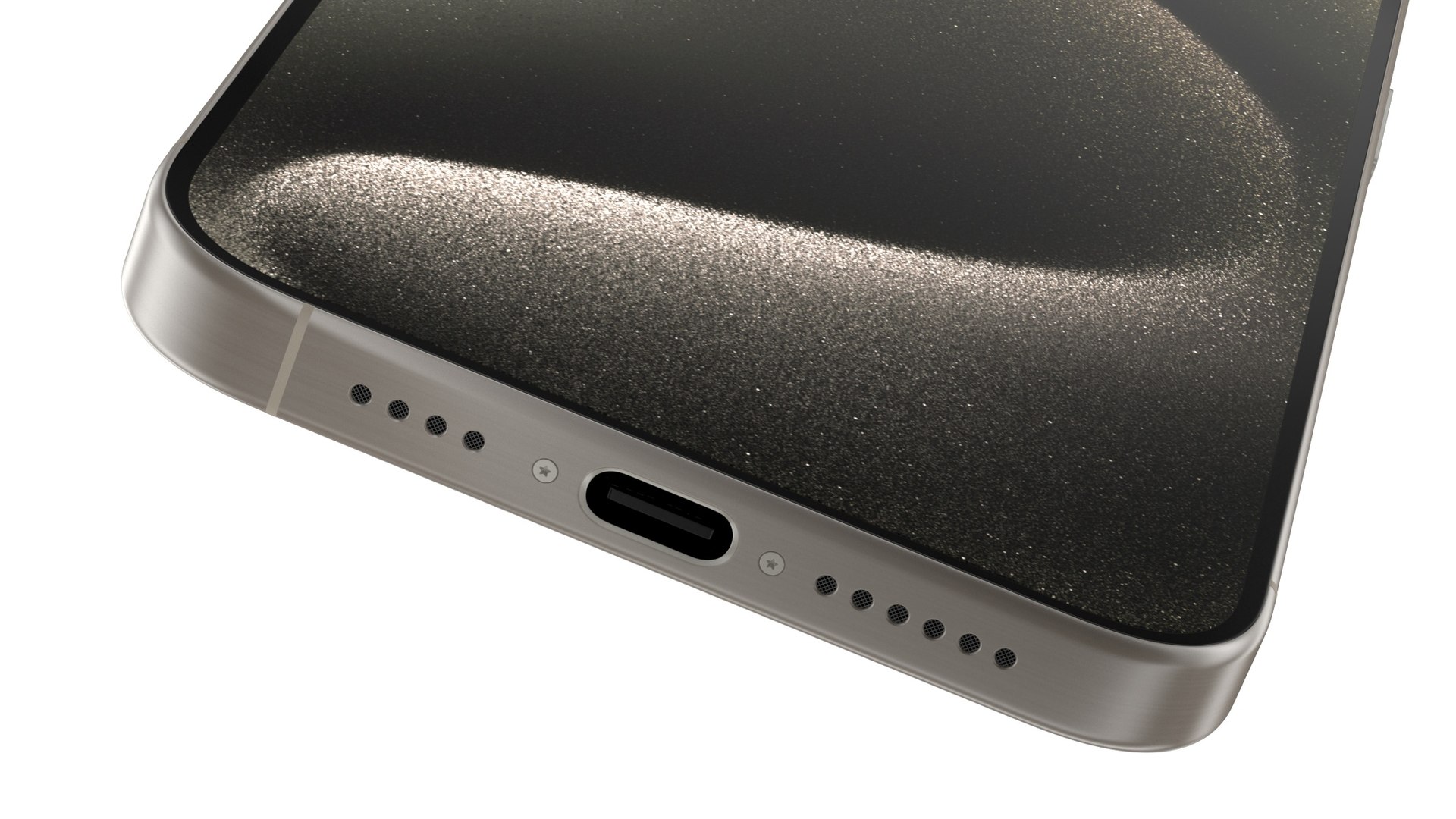 Apple IPhone 15 Pro Max Natural Titanium 3D Model - TurboSquid 2129186