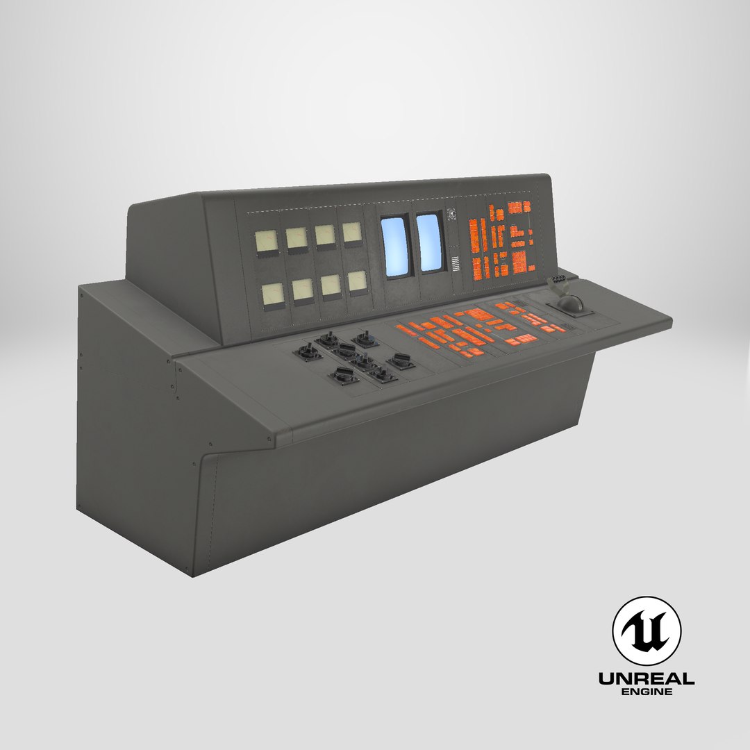 Sci-fi Modular Console Model - TurboSquid 2142764