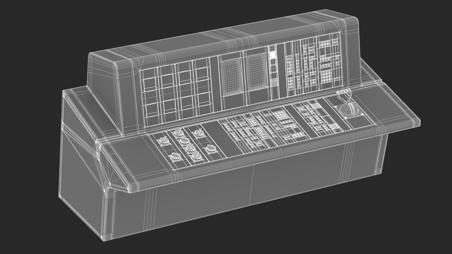 Sci-fi Modular Console Model - TurboSquid 2142764