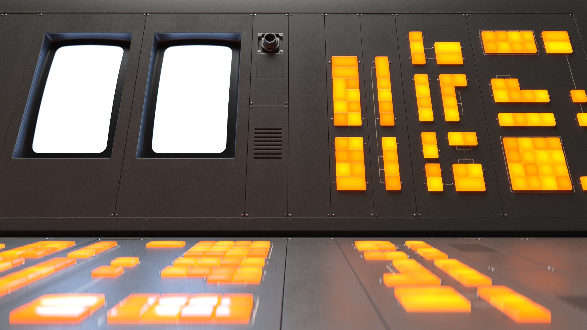 Sci-fi Modular Console Model - TurboSquid 2142764