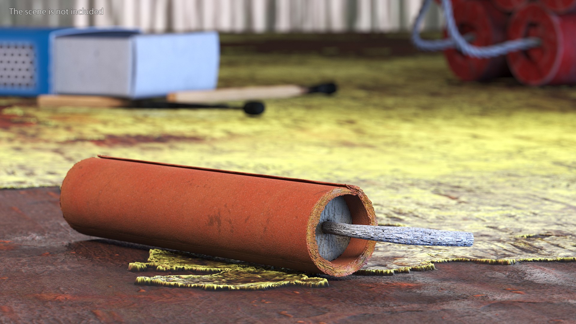 Explosive Dynamite Stick Model - TurboSquid 1849848