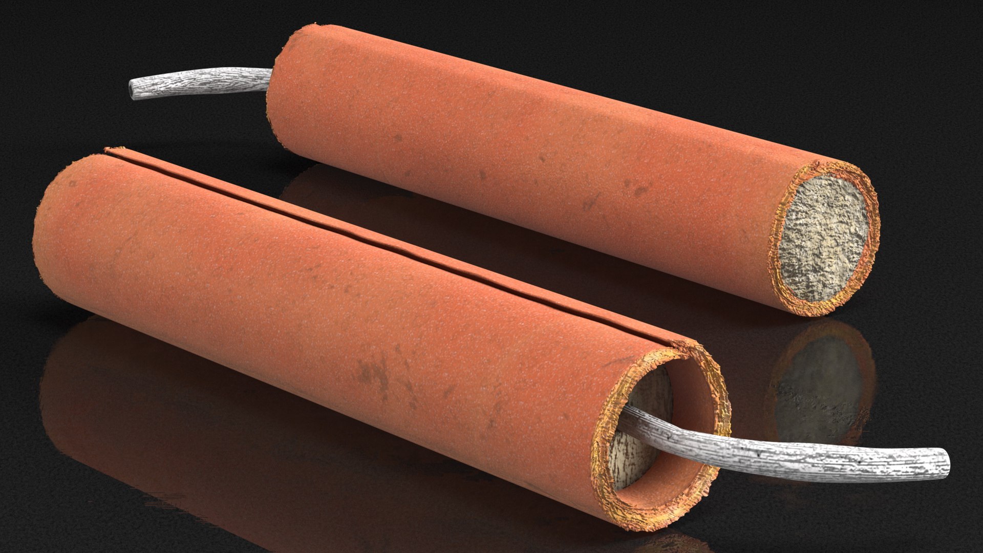 Explosive Dynamite Stick Model - TurboSquid 1849848