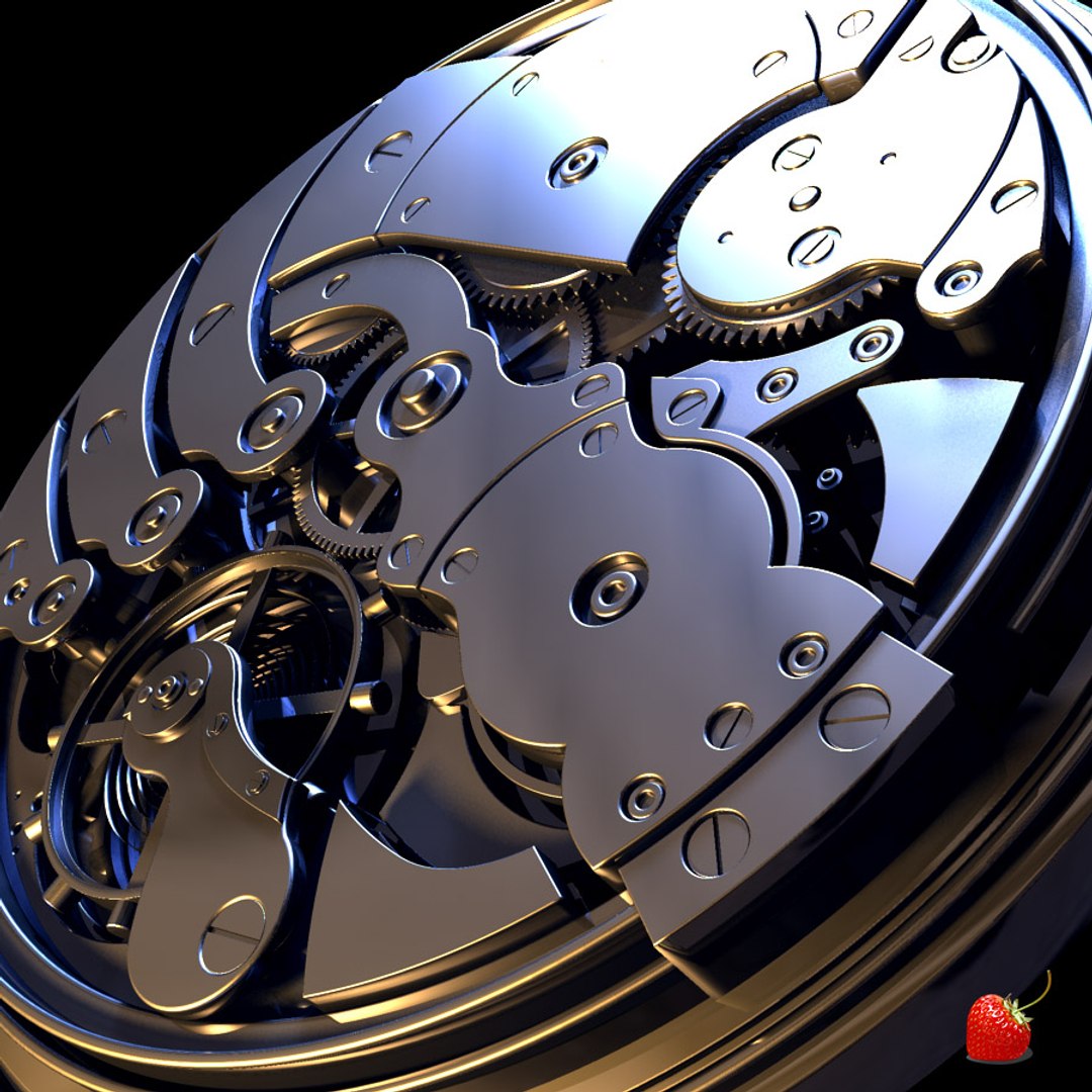 Watch Mechanism 3d Model