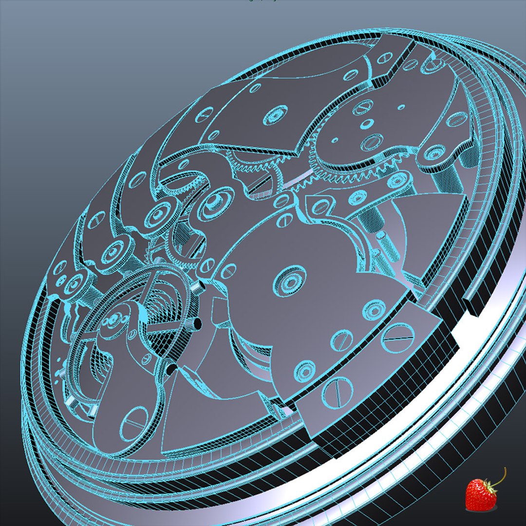 Watch Mechanism 3d Model