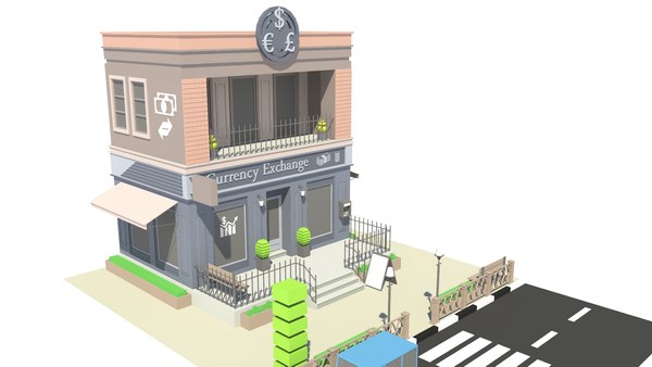 3D model exchange currency - TurboSquid 1410845