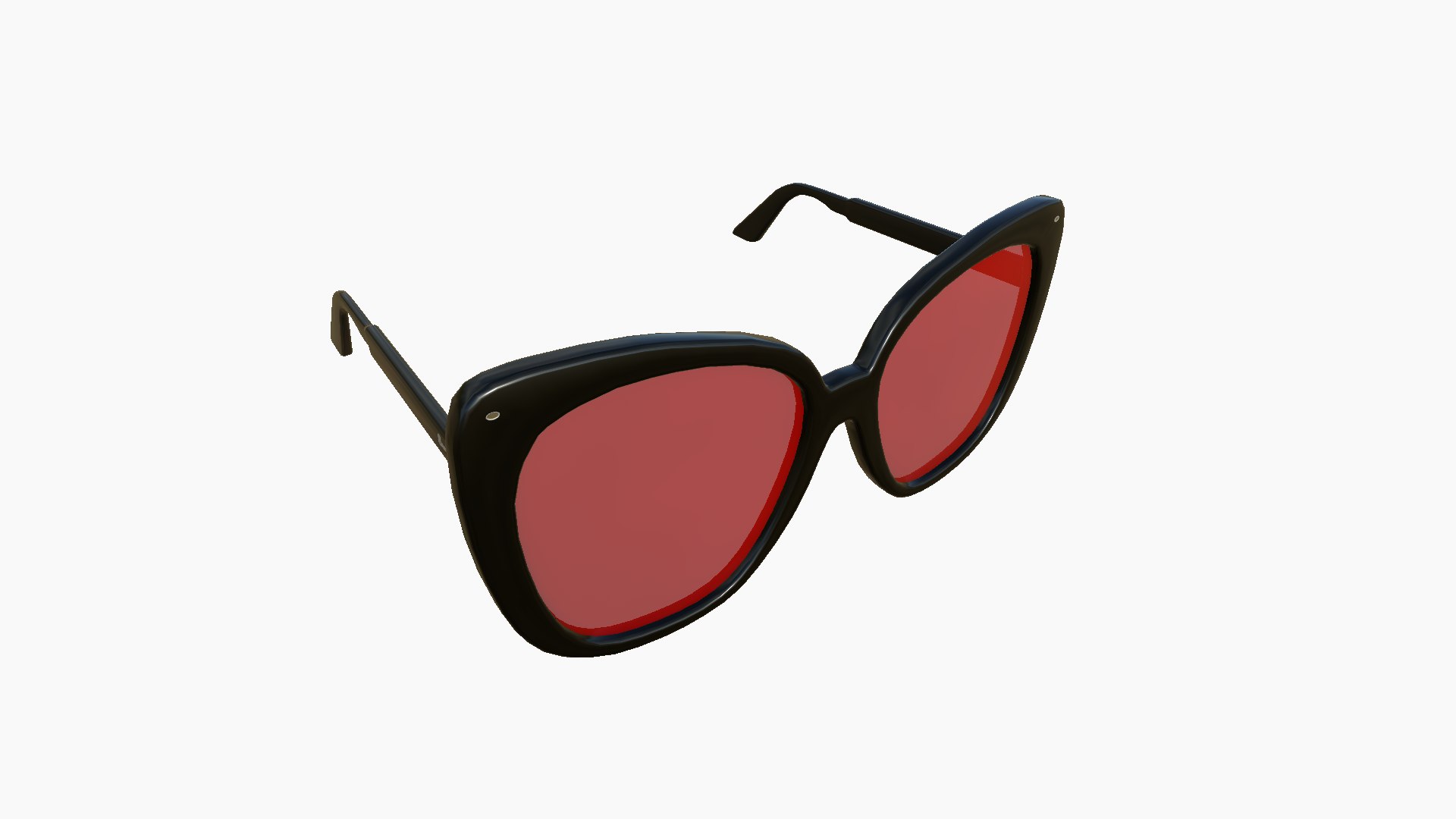 Sunglass J10 Black Red - Character Design Fashion 3D - TurboSquid 1958739