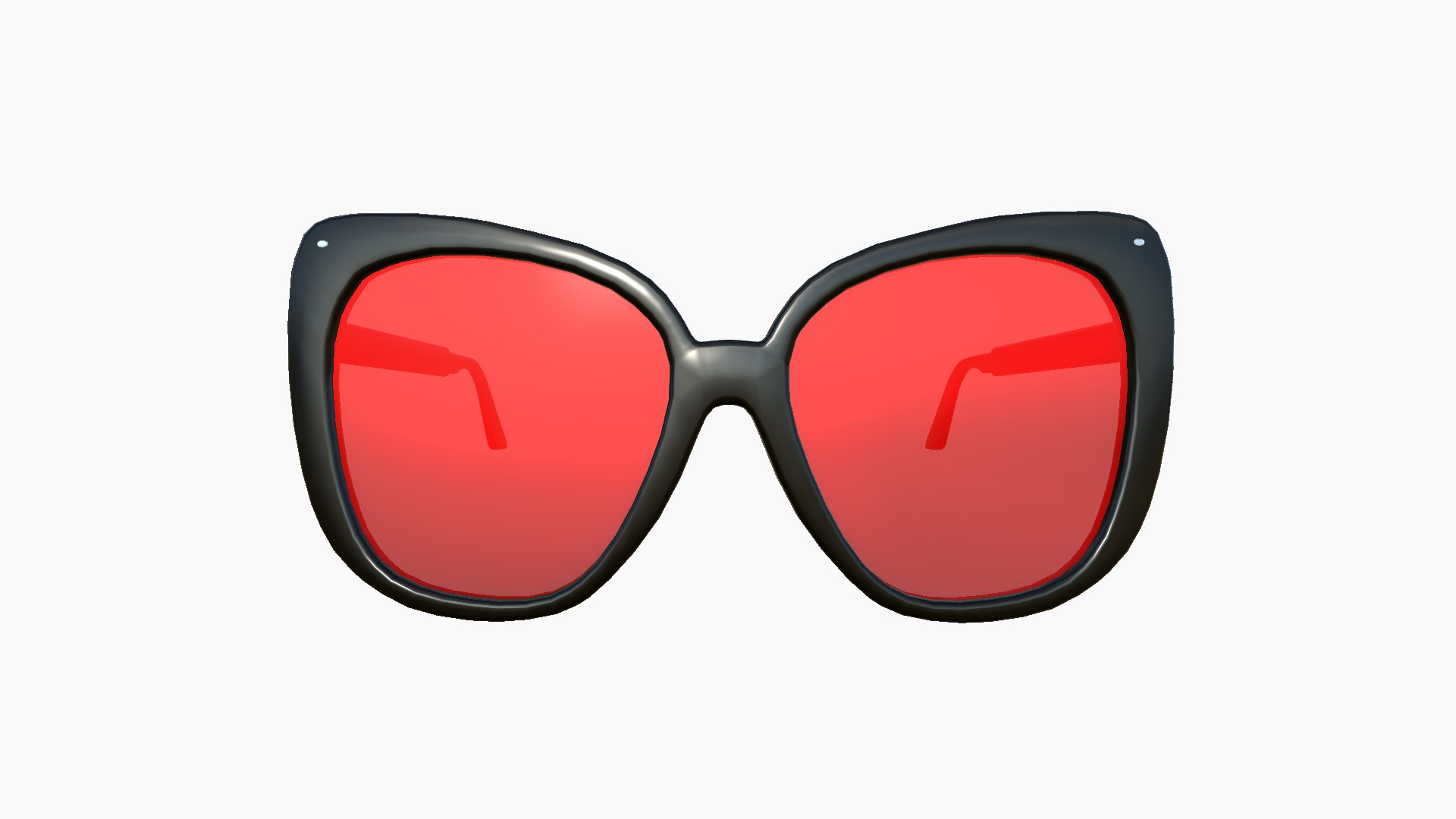 Sunglass J10 Black Red - Character Design Fashion 3D - TurboSquid 1958739