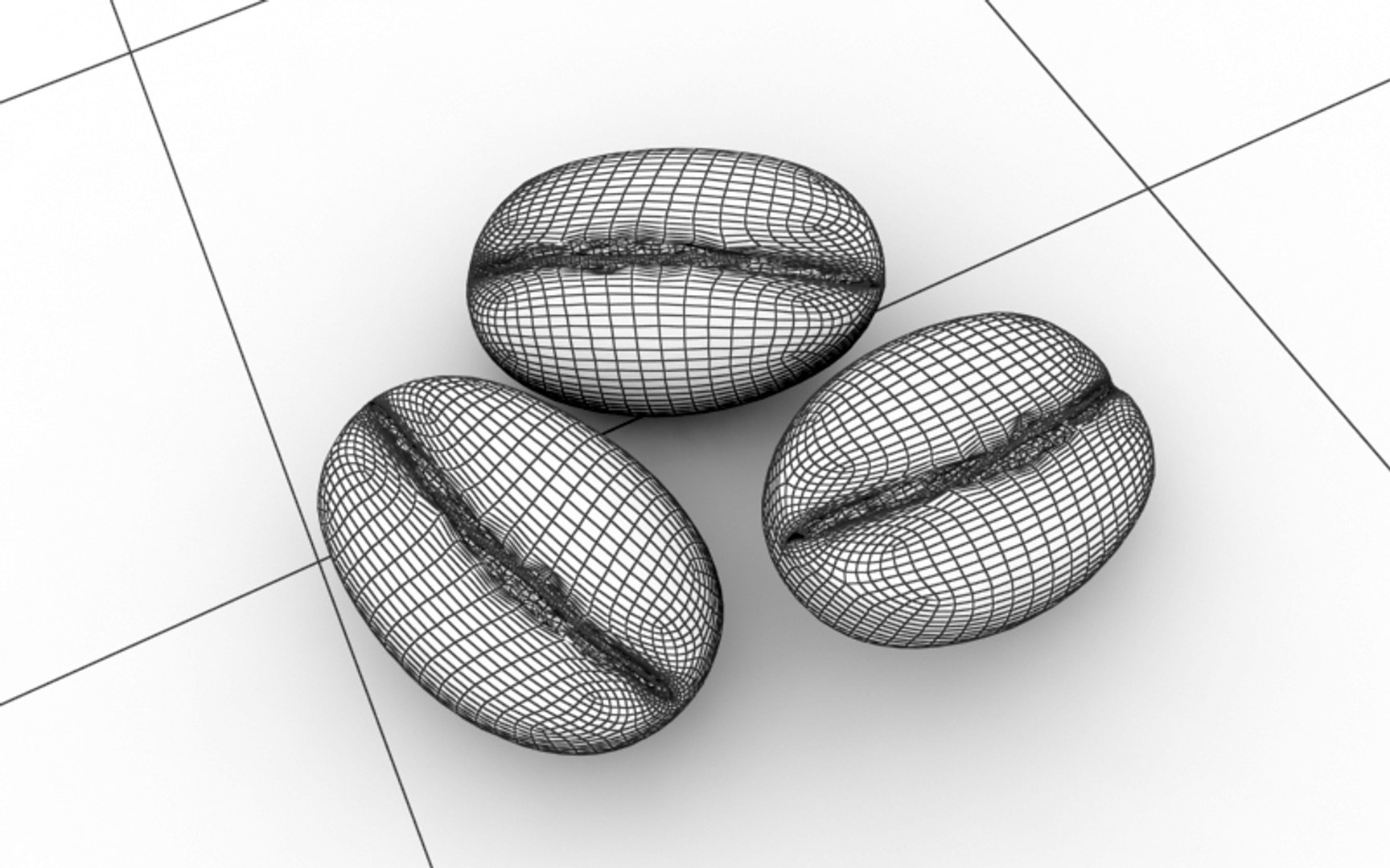 3d Model Coffee Beans