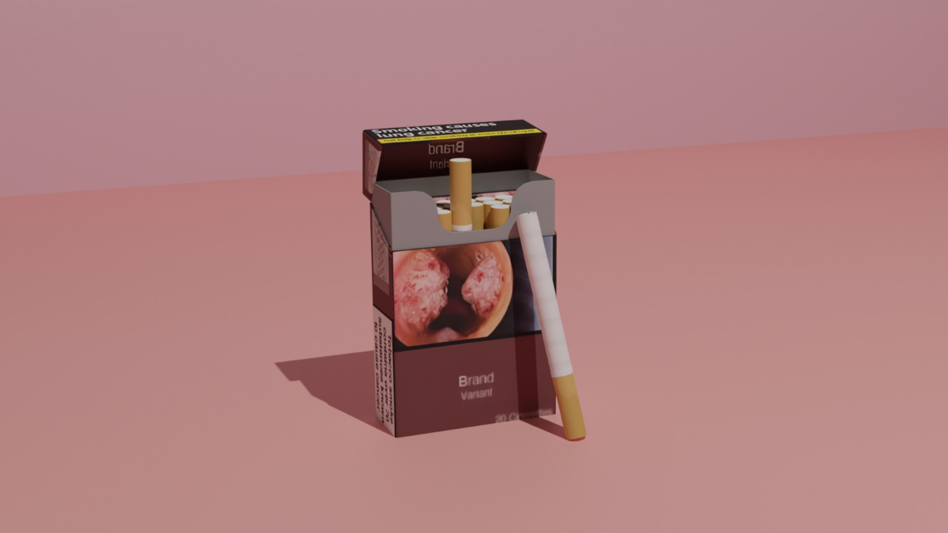 3D cigarettes model - TurboSquid 2023481