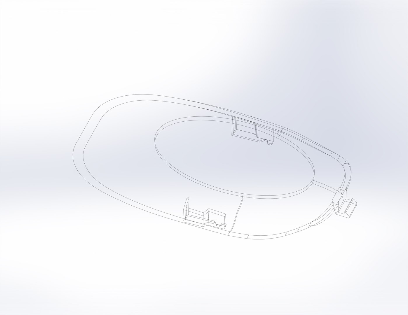 3D DirecTV Genie Remote Battery Door Model - TurboSquid 2011692