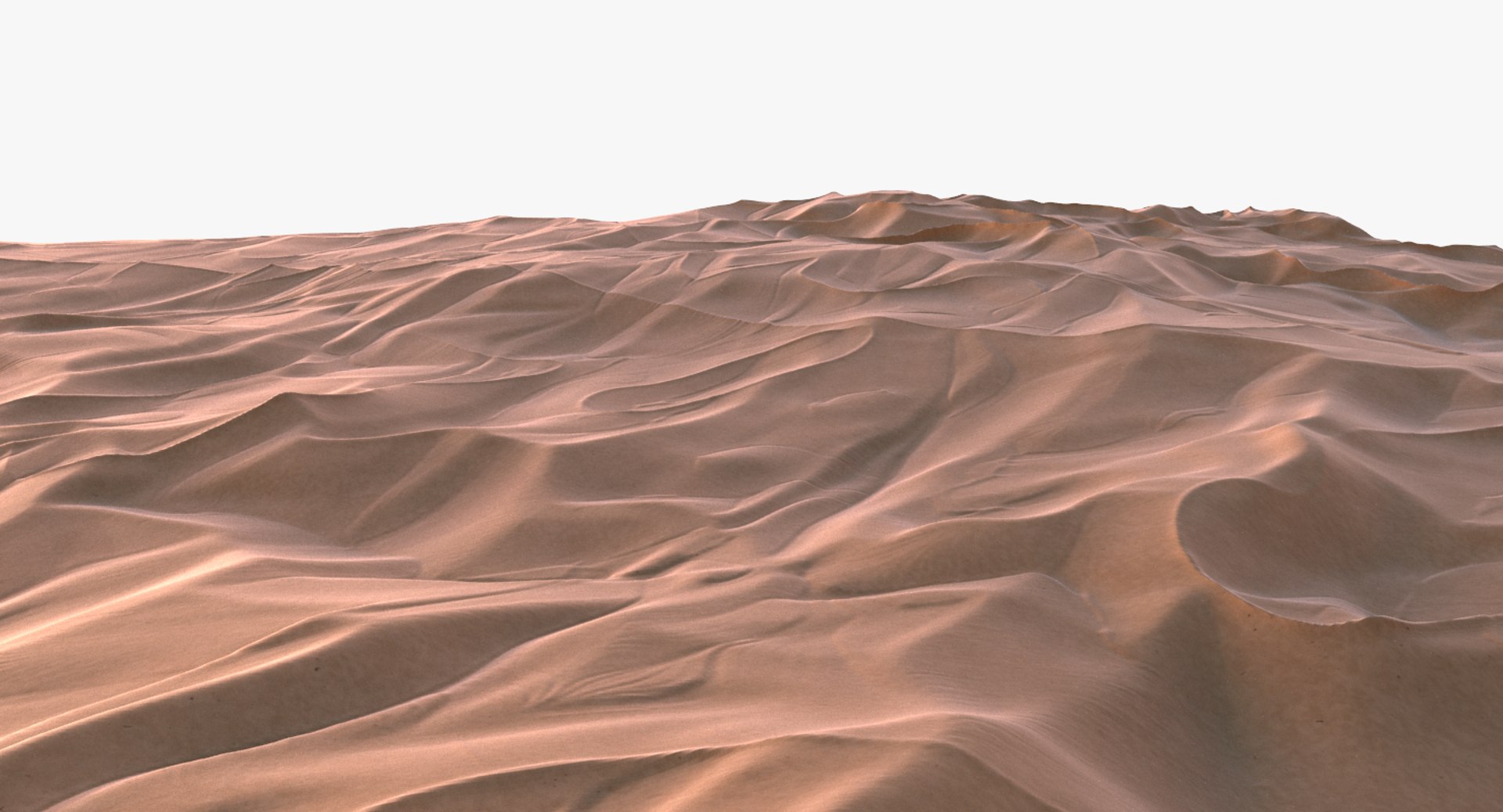 3D model desert dunes landscape scene - TurboSquid 1304213