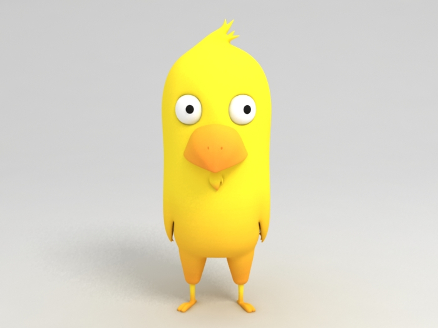 Chicky Mascot Model - TurboSquid 1159210