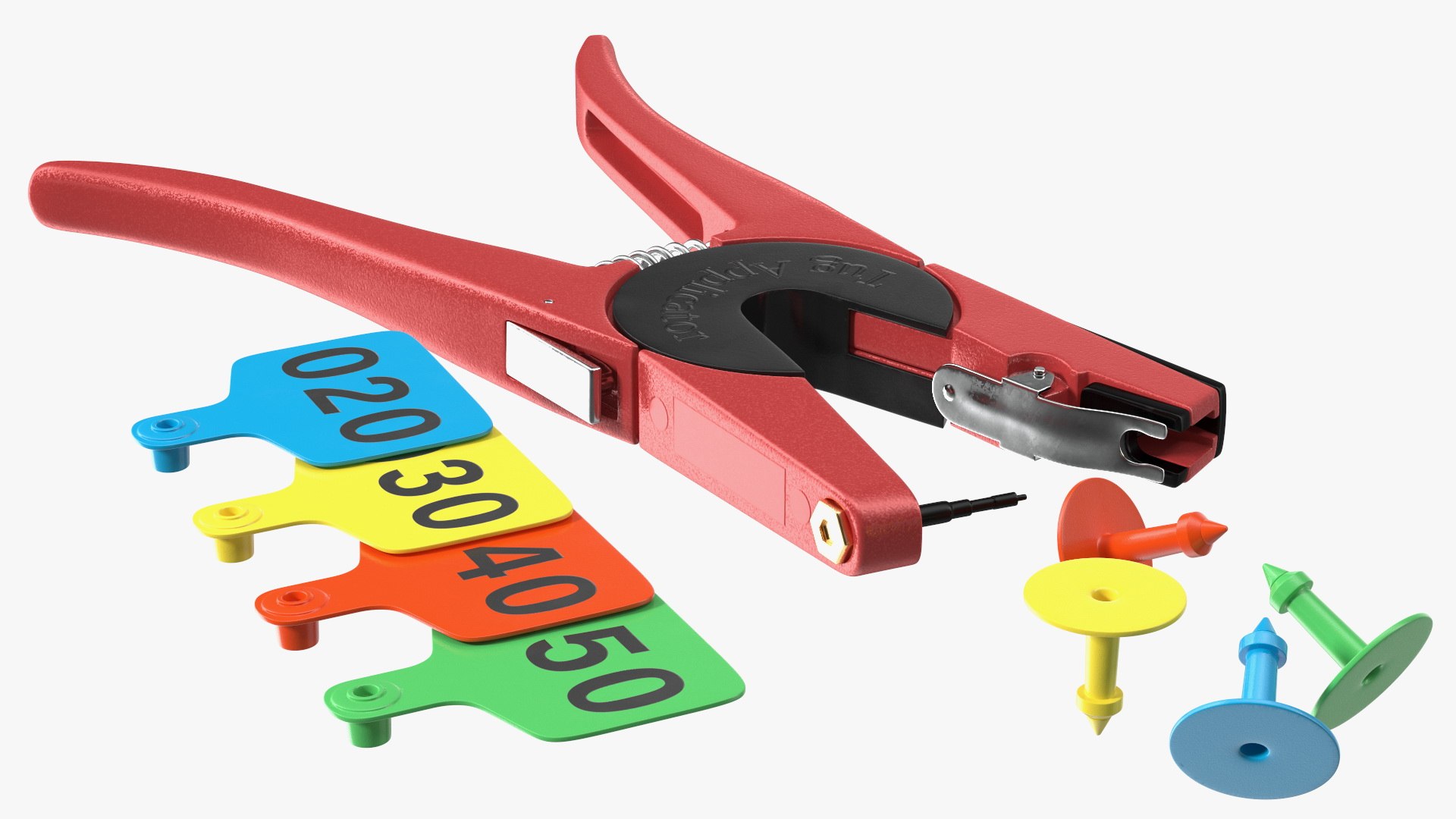 3D model Animal Applicator With Multicolor Ear Tags - TurboSquid 1884853