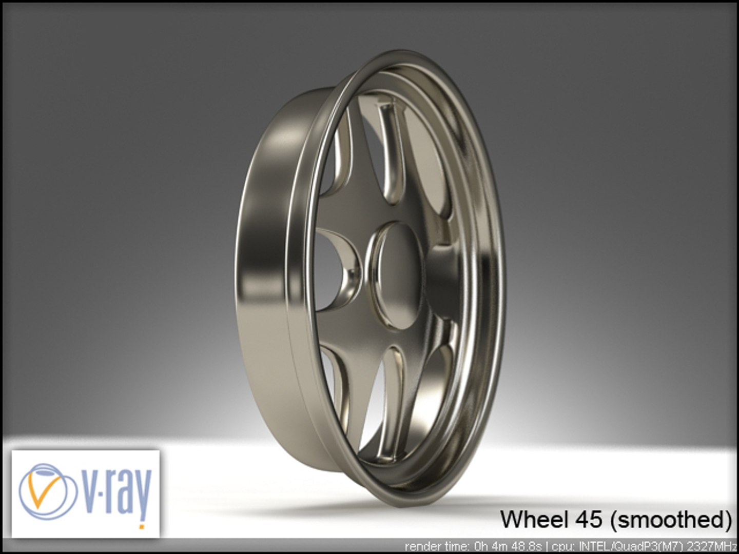 Wheel 45 3d Model