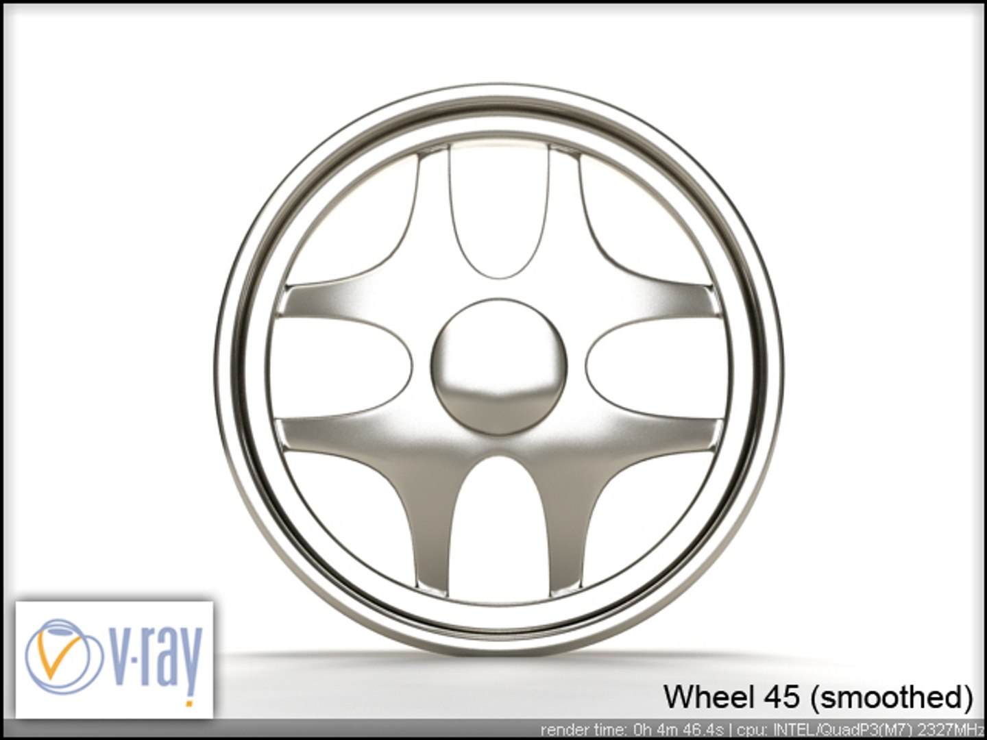 Wheel 45 3d Model