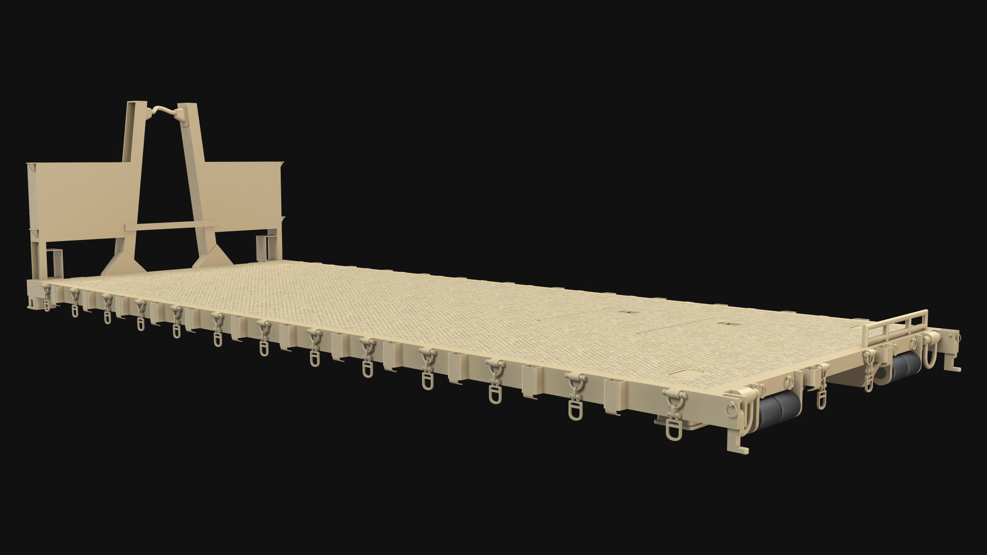 Military Flatrack 3D Model - TurboSquid 1938719