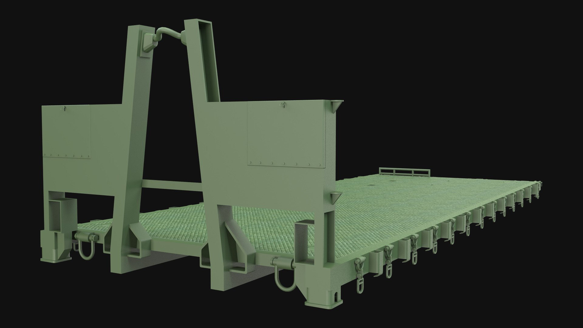 Military Flatrack 3D Model - TurboSquid 1938719