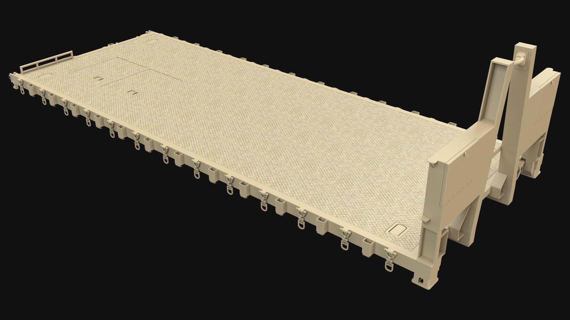 Military Flatrack 3D Model - TurboSquid 1938719