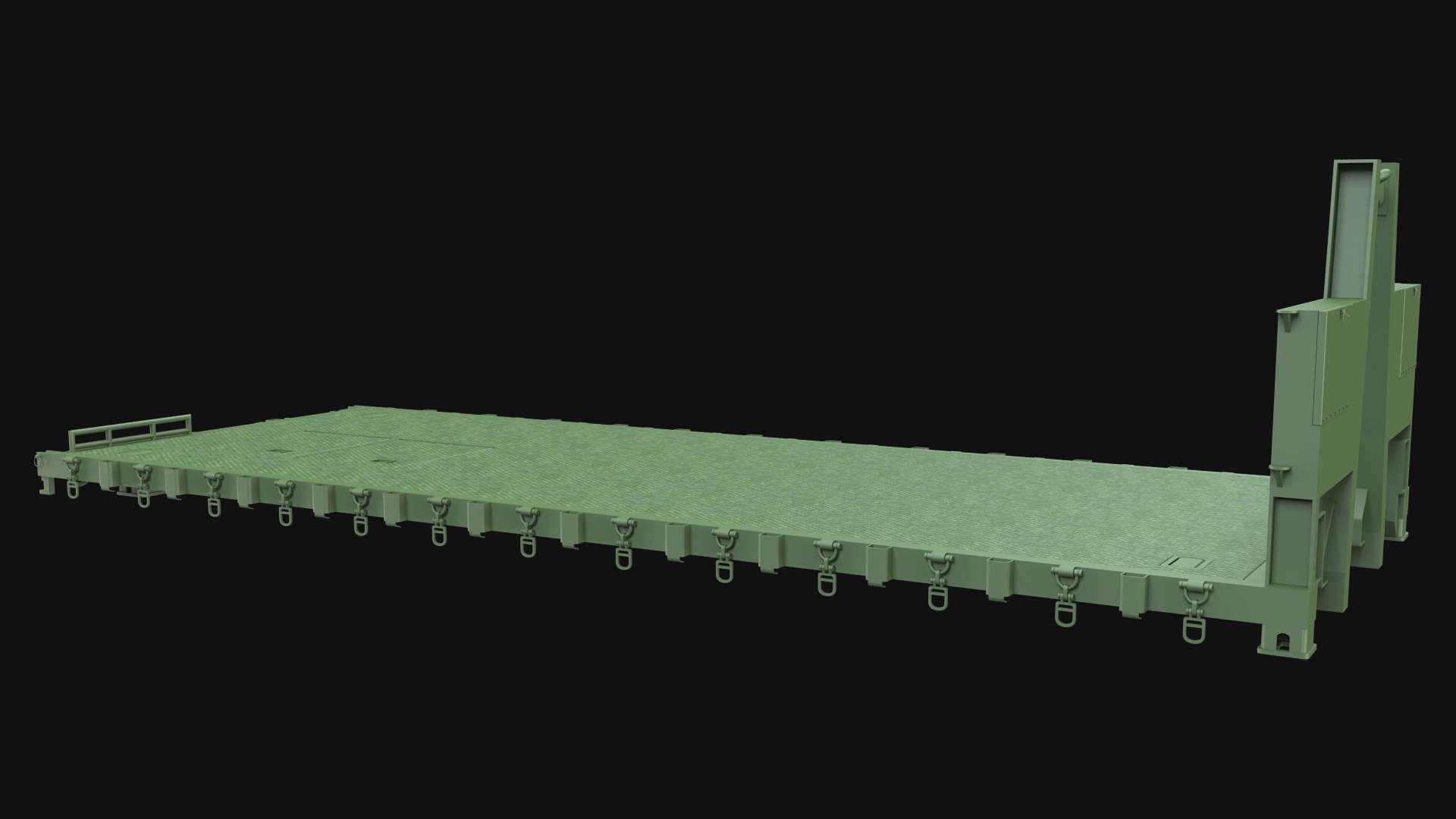 Military Flatrack 3D Model - TurboSquid 1938719