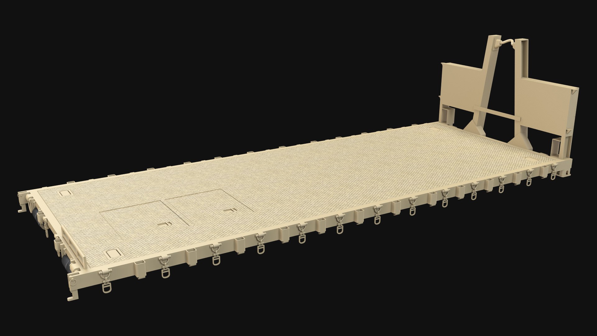 Military Flatrack 3D Model - TurboSquid 1938719