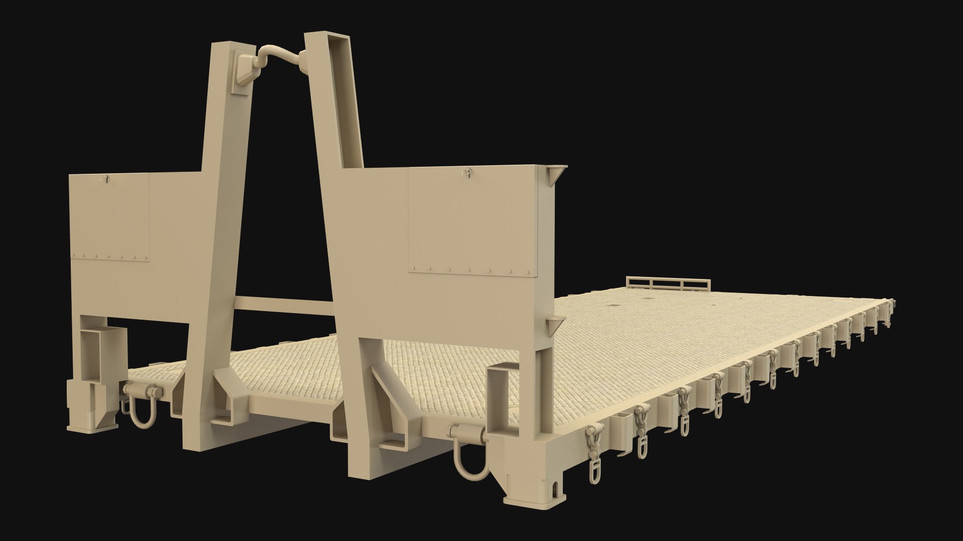 Military Flatrack 3D Model - TurboSquid 1938719