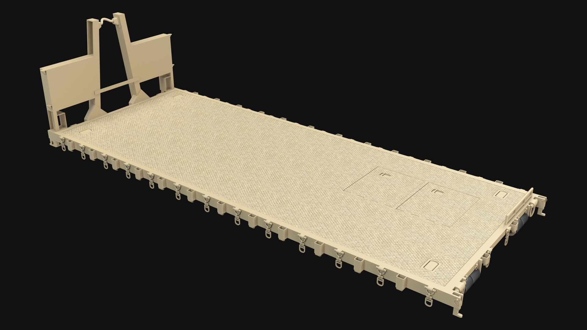 Military Flatrack 3D Model - TurboSquid 1938719