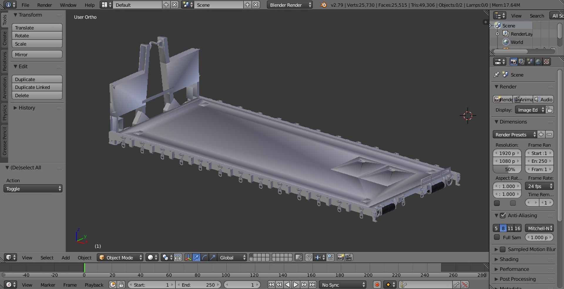 Military Flatrack 3D Model - TurboSquid 1938719