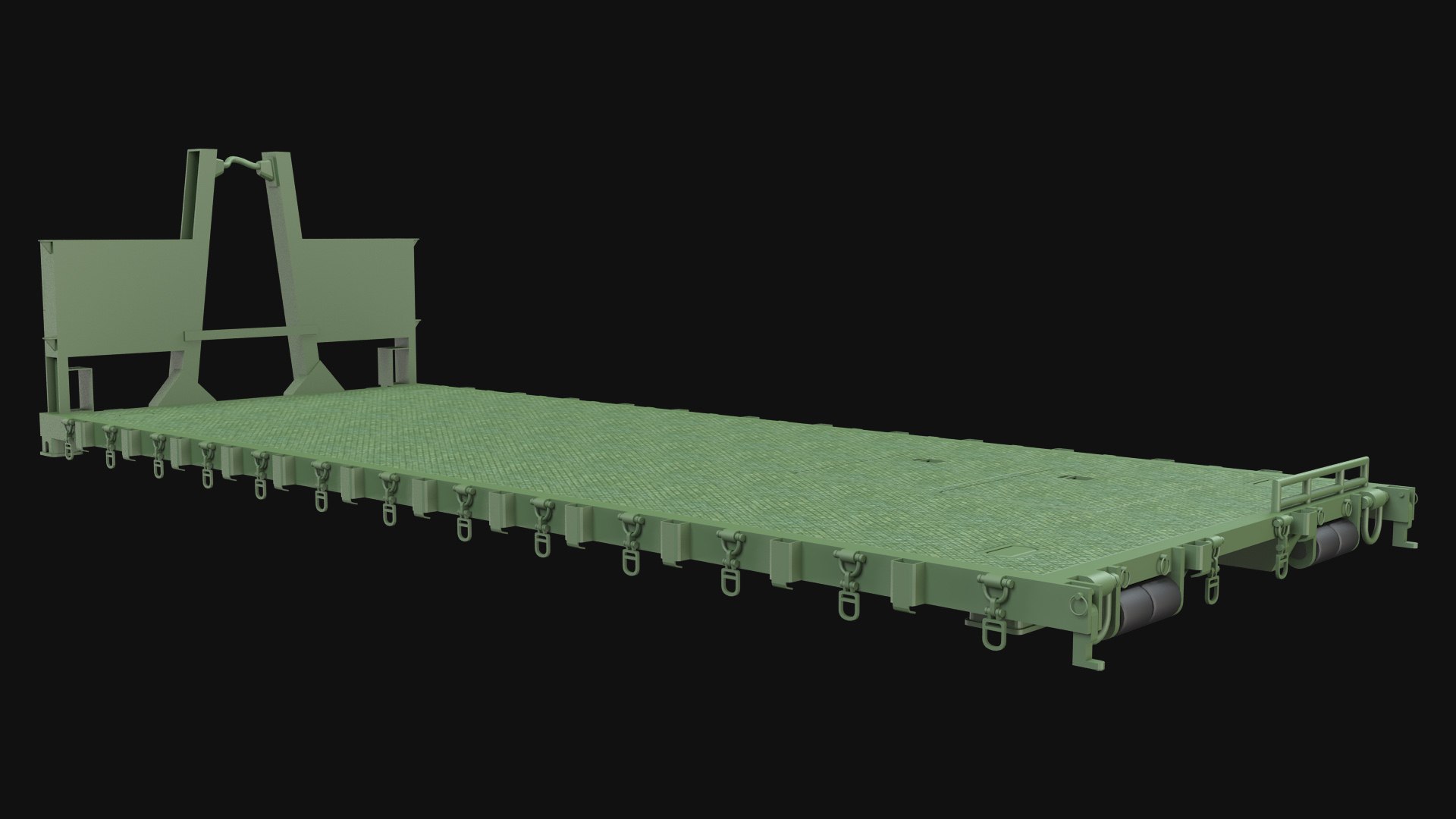 Military Flatrack 3D Model - TurboSquid 1938719