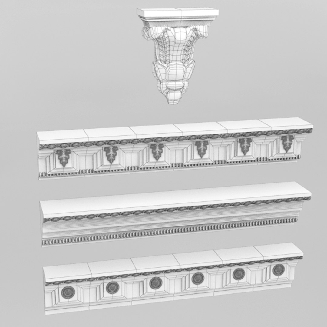 3d Model Cornice