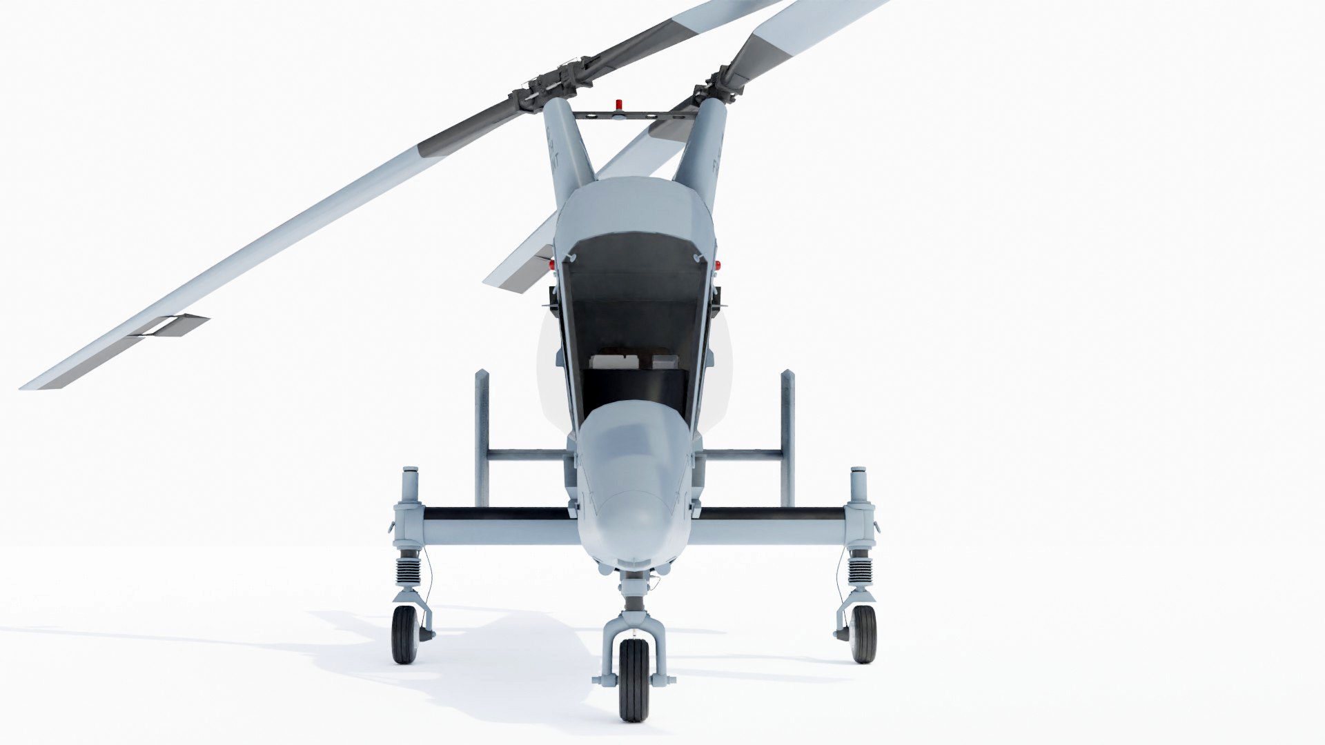 Kman Kmax Kaman Helicopter 3d Model