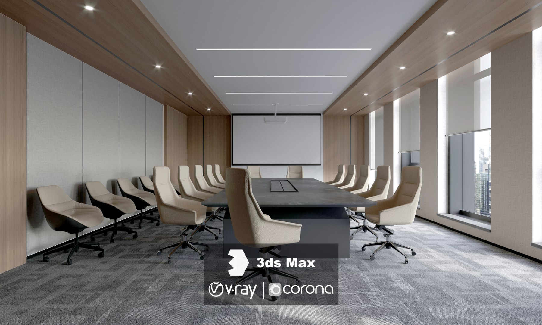 modelo 3d Conference Room - TurboSquid 2028462