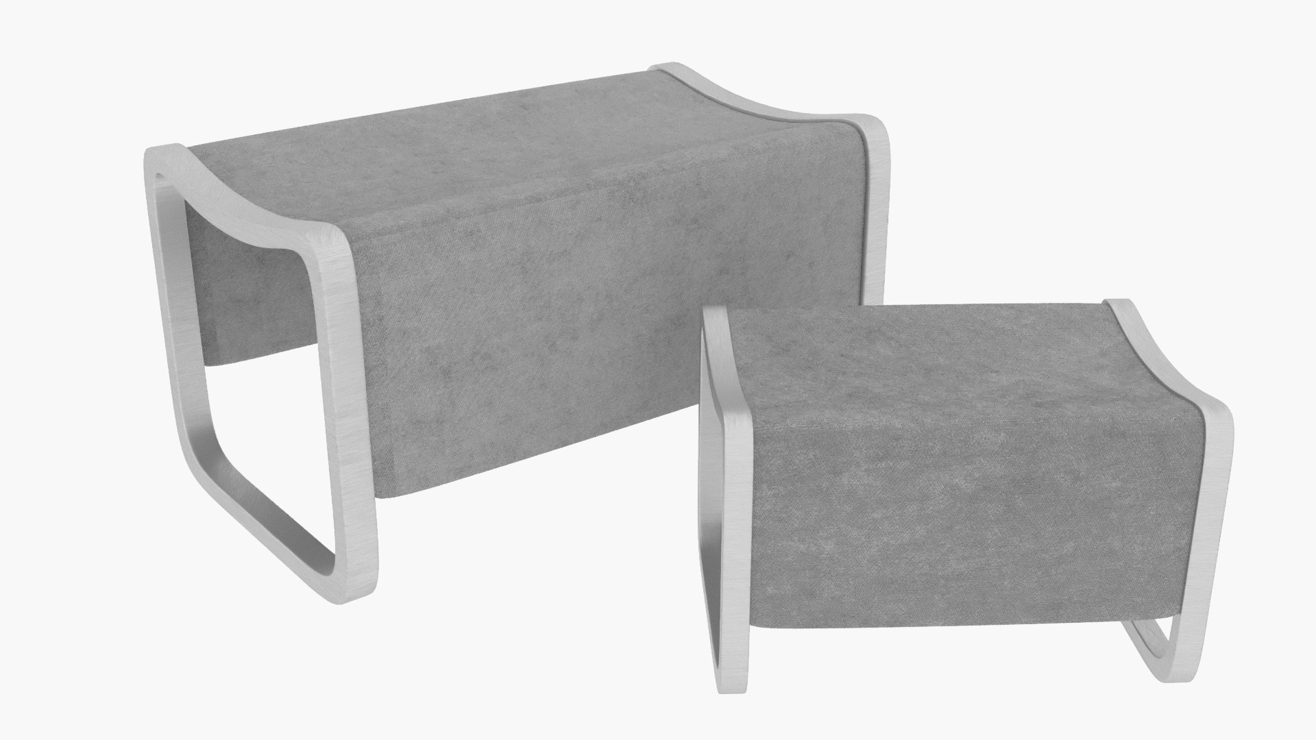 3D Footrests Model - TurboSquid 1843072