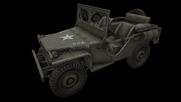 3D american bantam brc40 model - TurboSquid 1473284