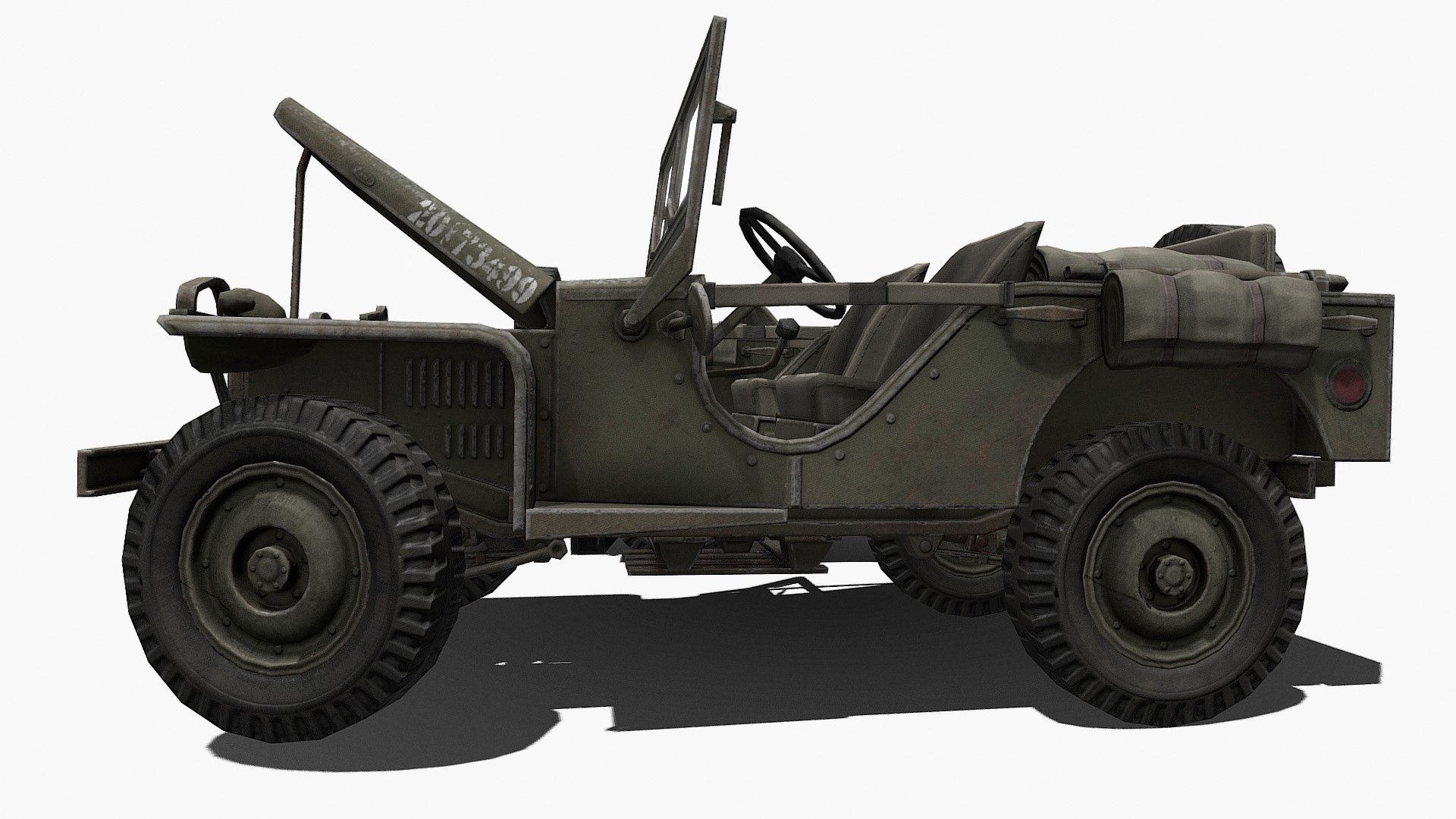 3D American Bantam Brc40 Model - TurboSquid 1473284