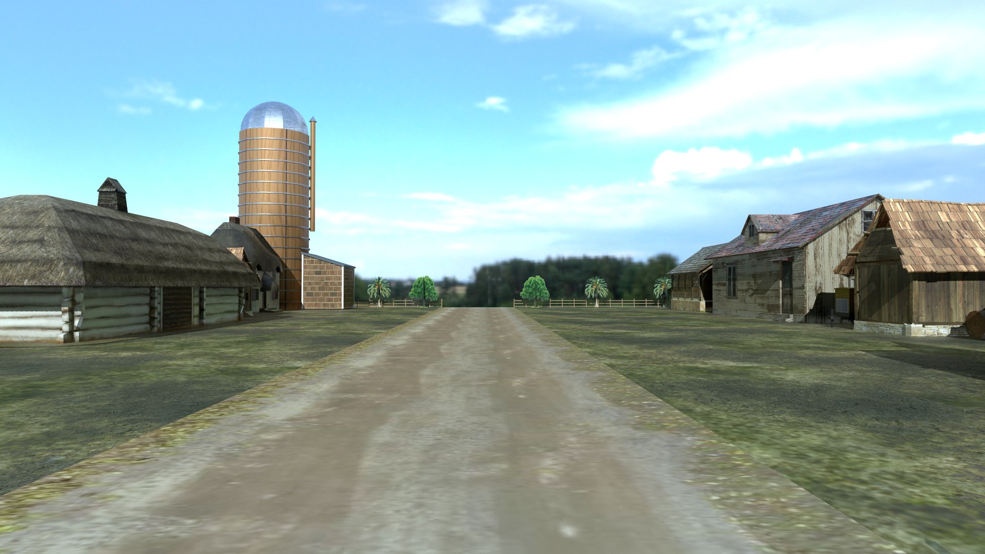 Village Environment Model - TurboSquid 2130134