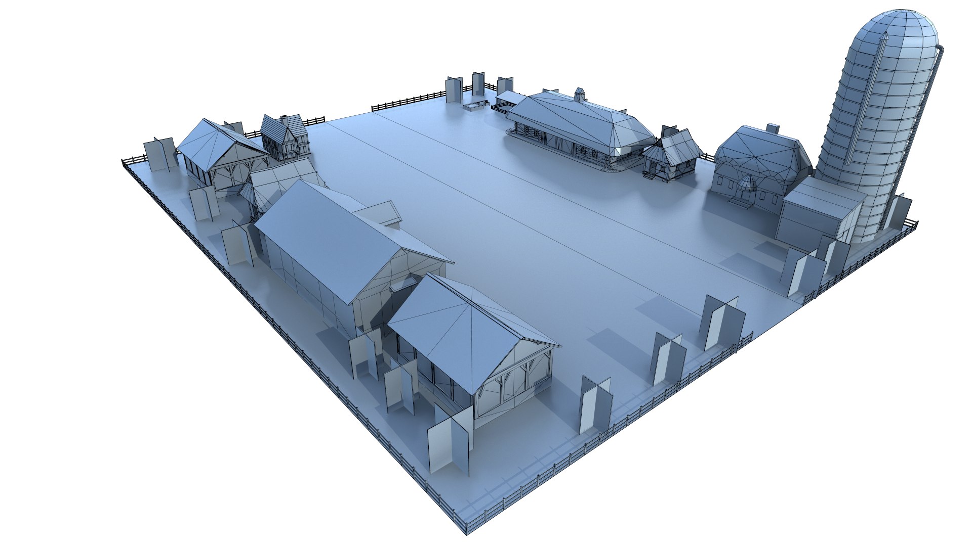 Village Environment Model - TurboSquid 2130134