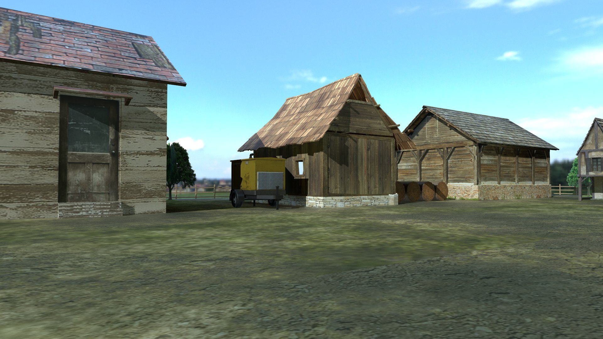 Village Environment Model - TurboSquid 2130134