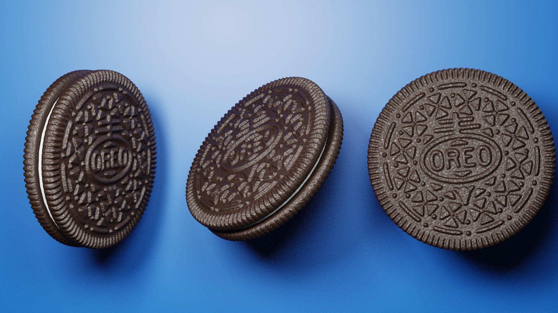 Oreo Cookie 3D Model Model - TurboSquid 2069061