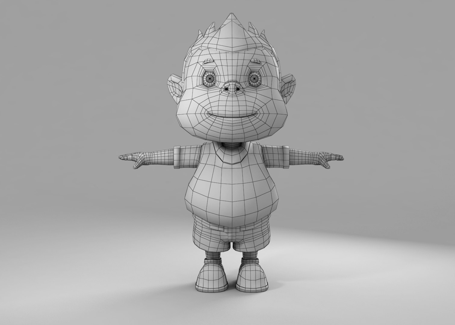 Free Cartoon Boy Rigged Character 3D Model - TurboSquid 1214430