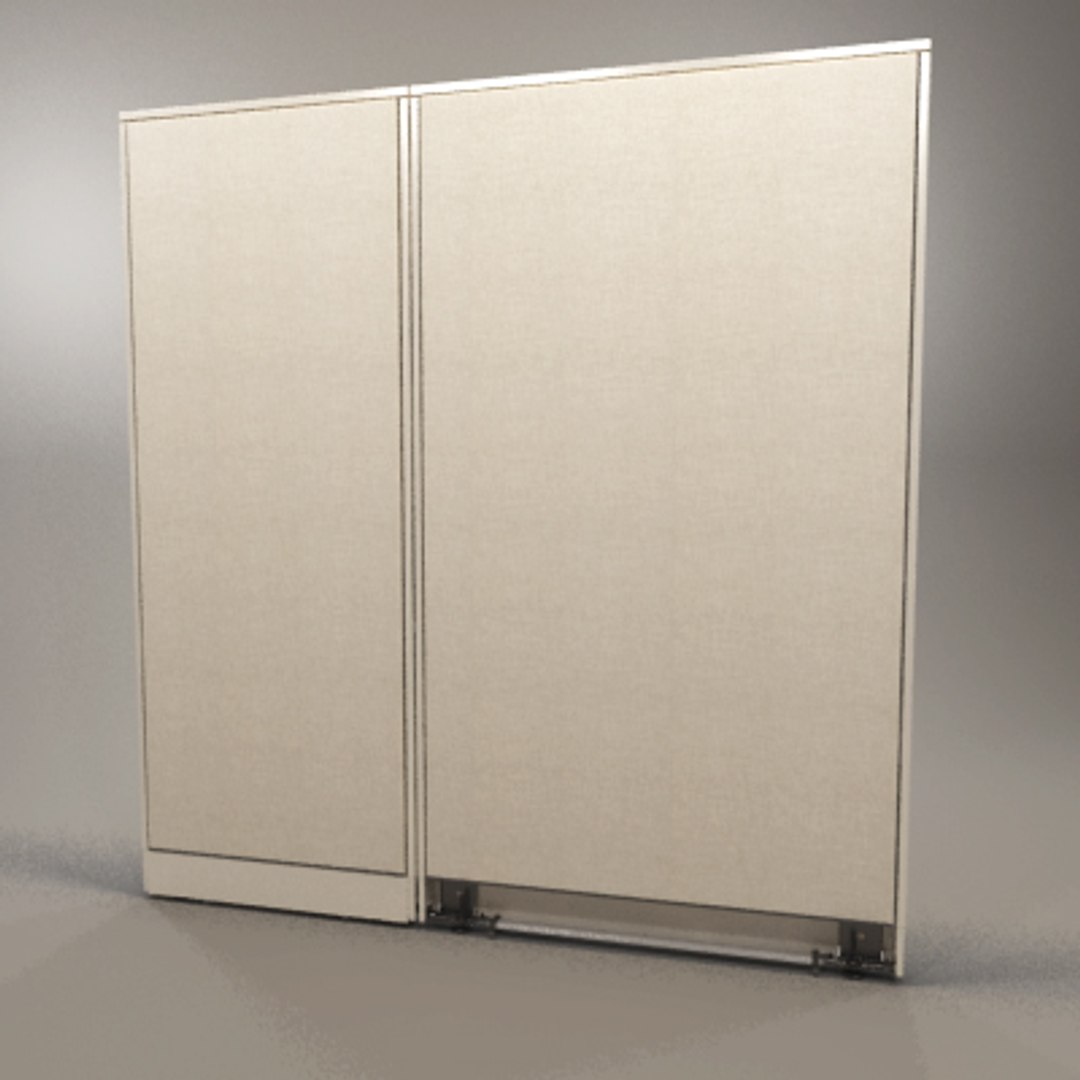 3dsmax Cubicle Wall Panels
