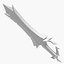 3d Sword Polys Hand Model