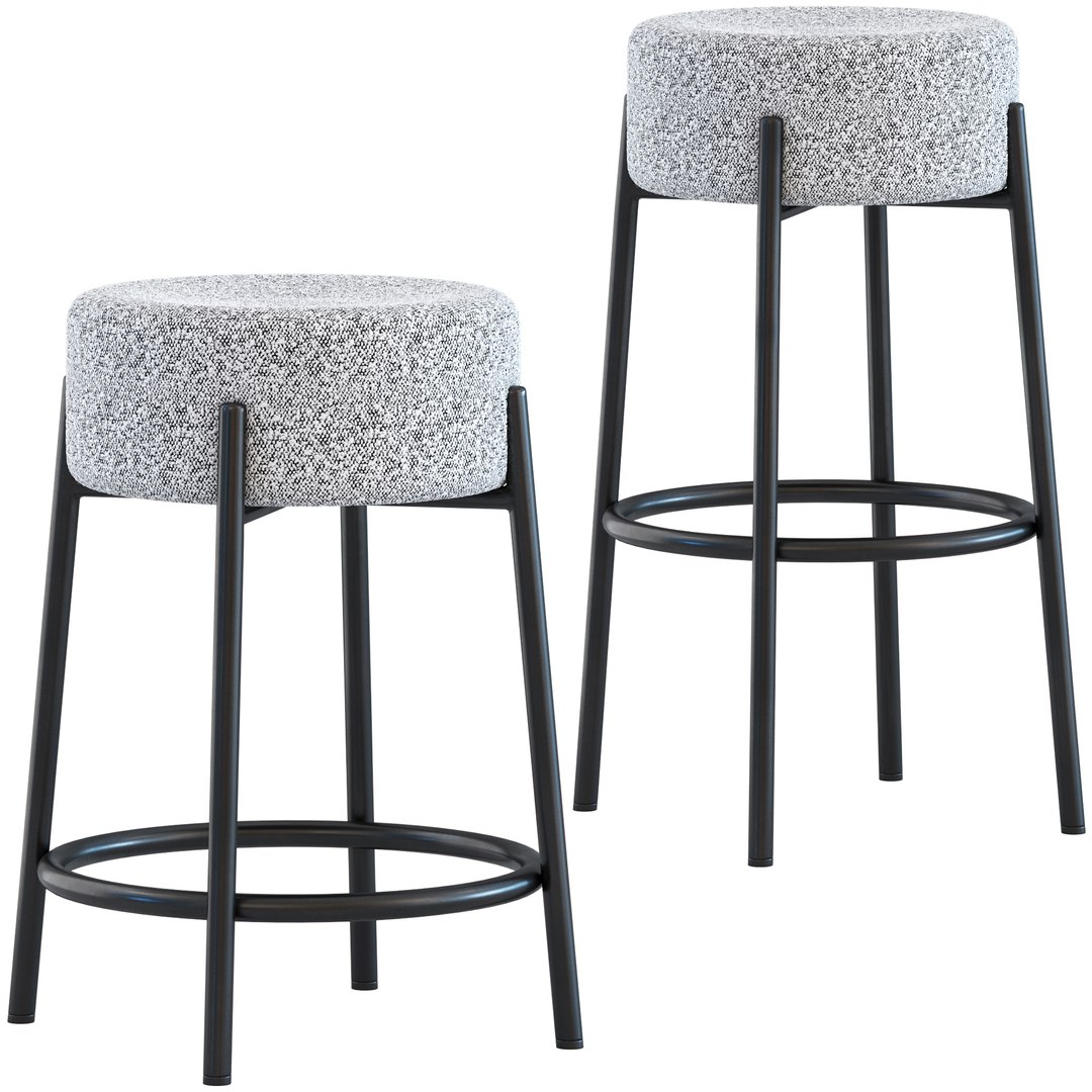 CB2 Peg Counter Stool 3D Model - TurboSquid 2163809