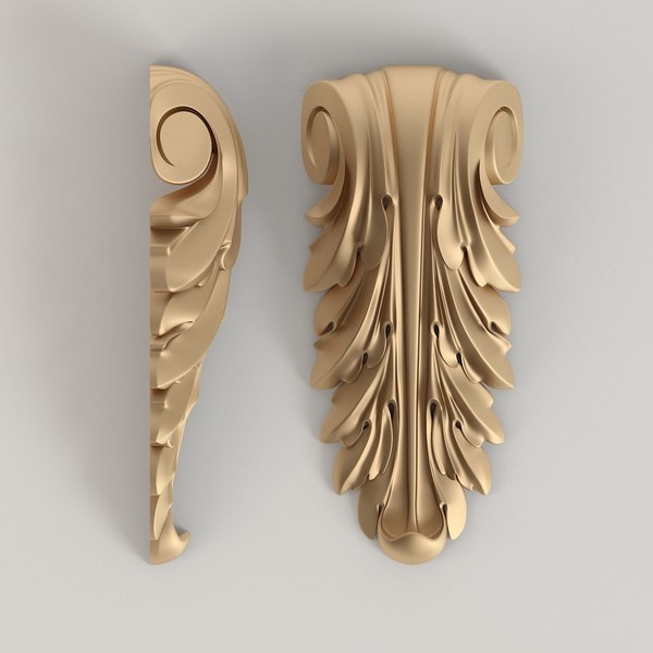 3d obj oak leaves