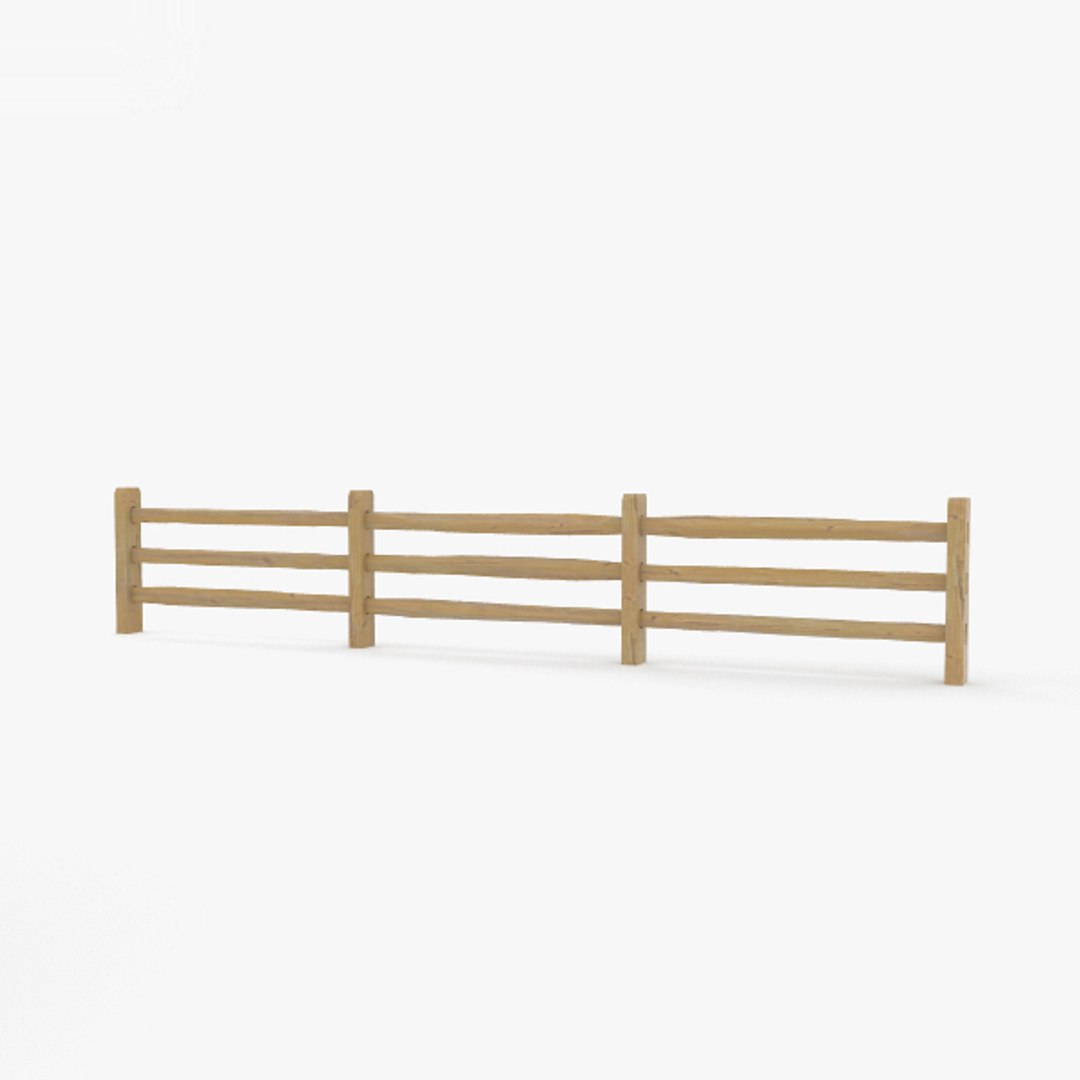 3D Split-rail Split Rail Model - TurboSquid 1465450