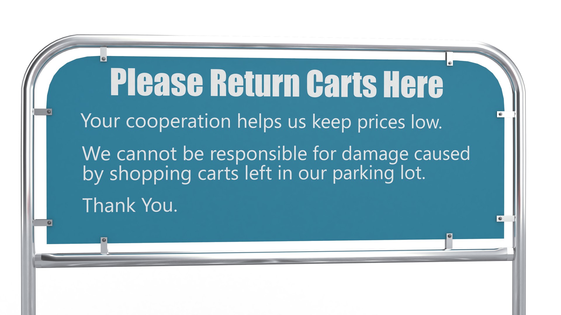 Shopping Cart Return 2 Model - TurboSquid 2231850