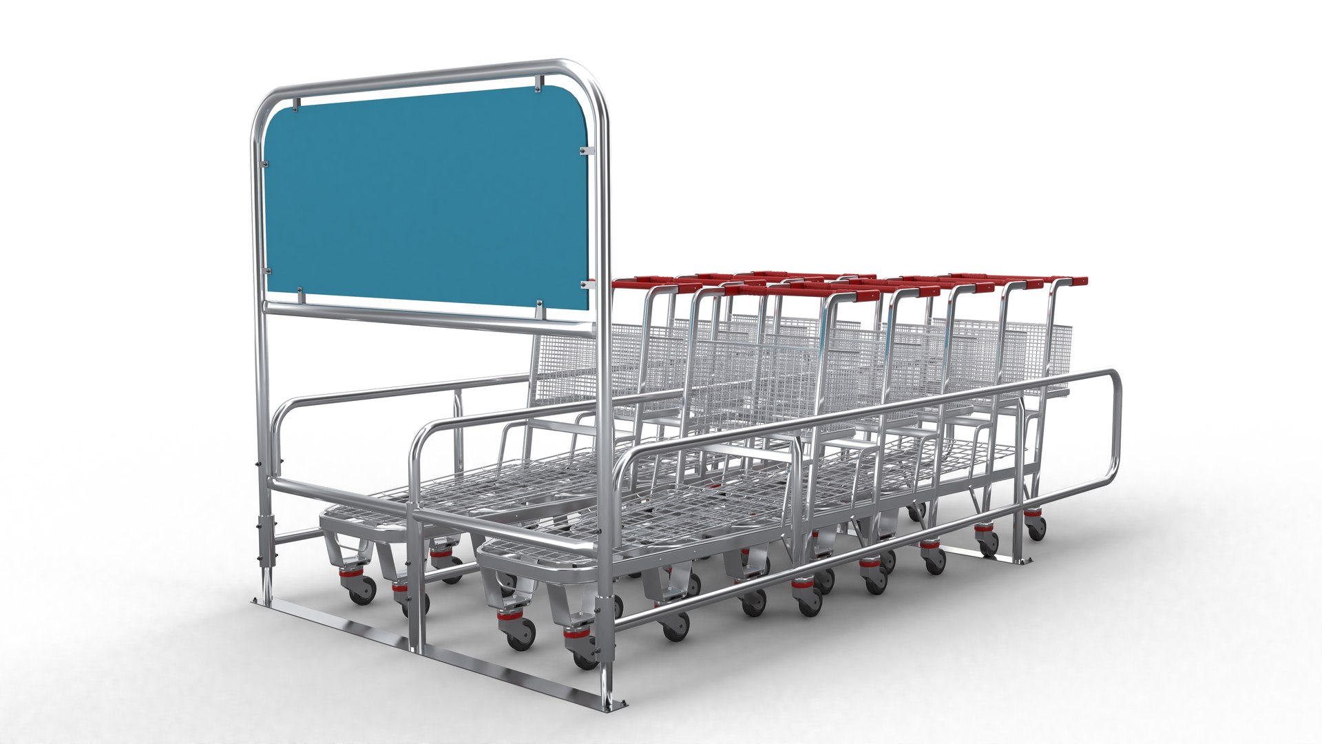 Shopping Cart Return 2 Model - TurboSquid 2231850