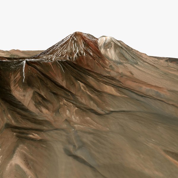 산페드로와 산파블로 화산 안데스 칠레 3D 모델 - TurboSquid 2297485