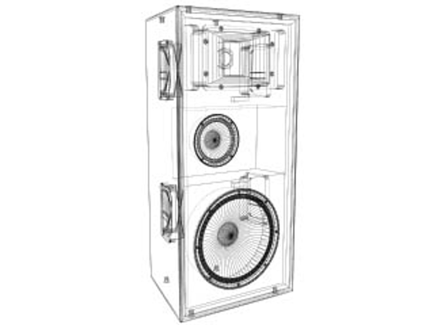 Concert Loudspeaker 3d Model