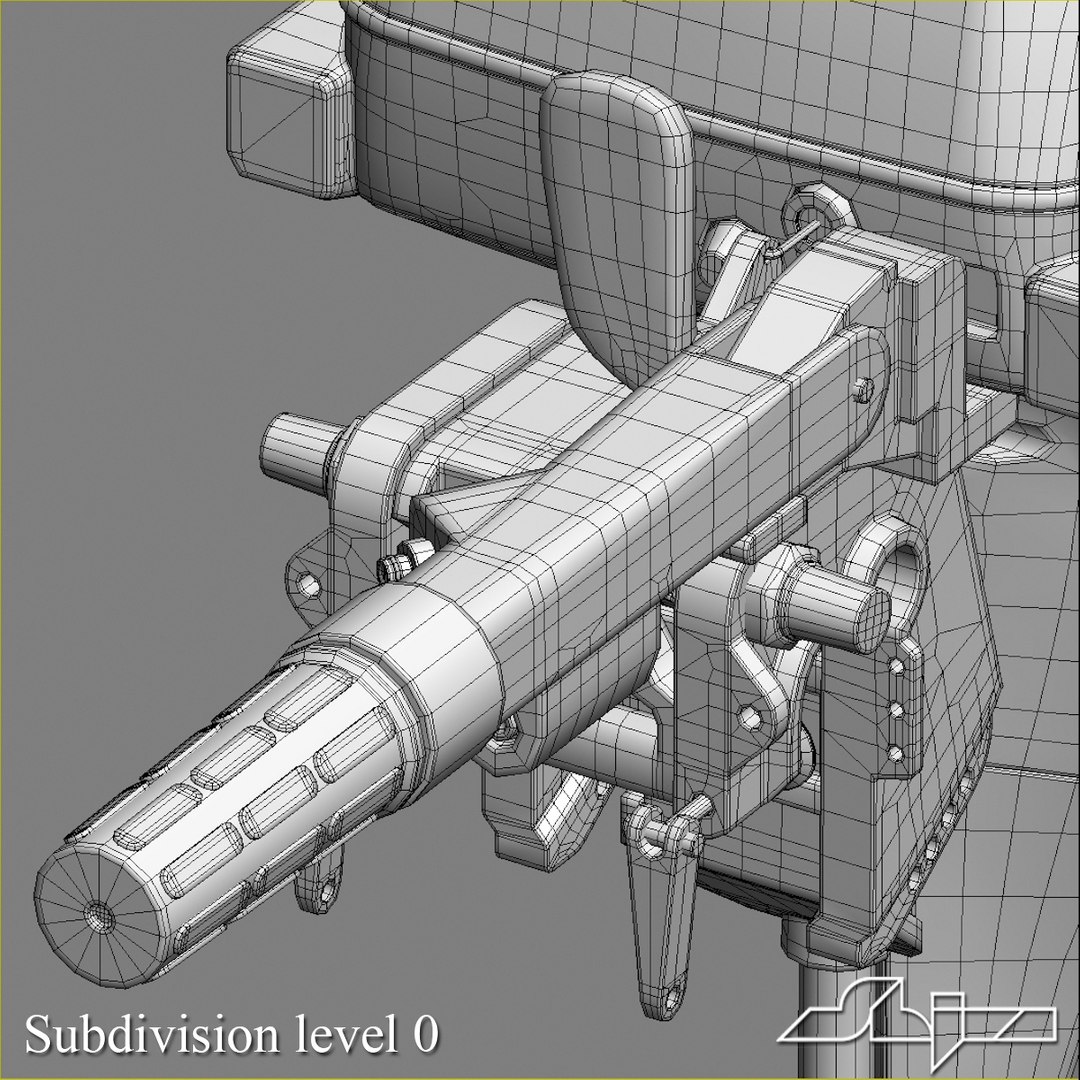 Boat Motor 20 3d Model