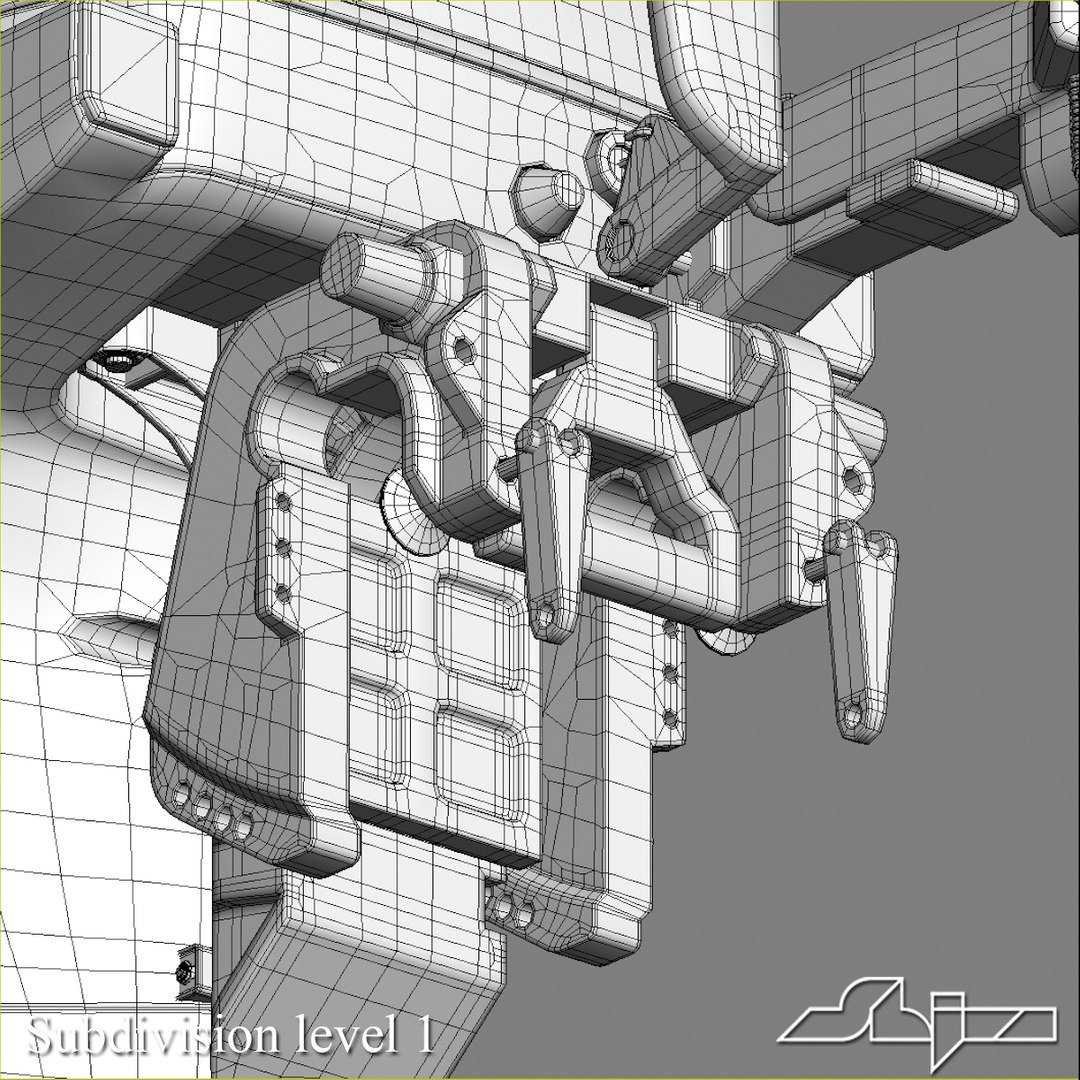 Boat Motor 20 3d Model